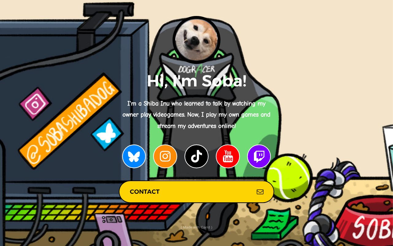 Soba Shiba | Artist, Gamer, Dog